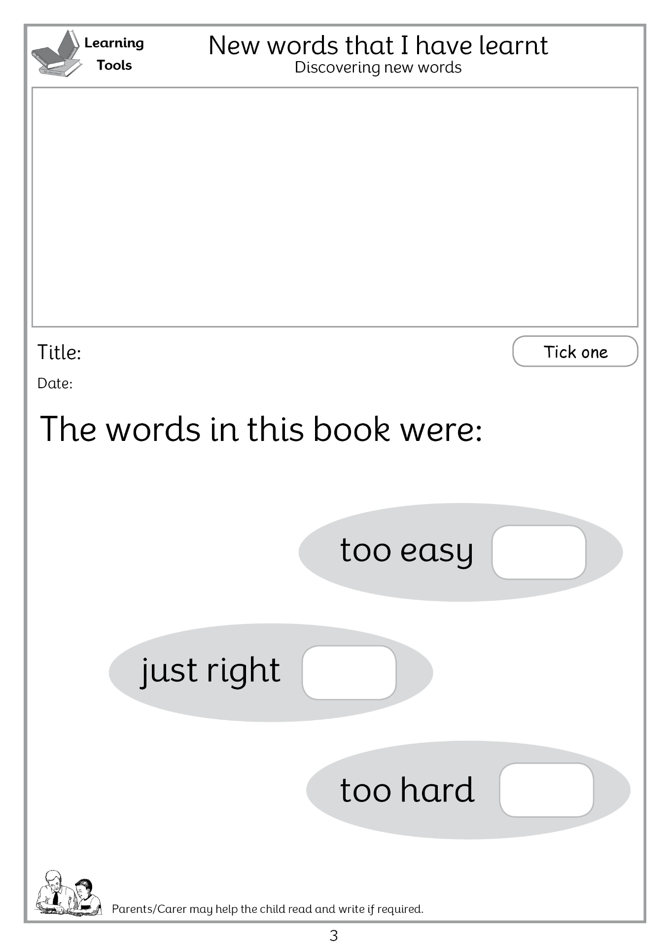 Reading Record - BE101 EYFS Reading Record and Learning Tools (Green ...