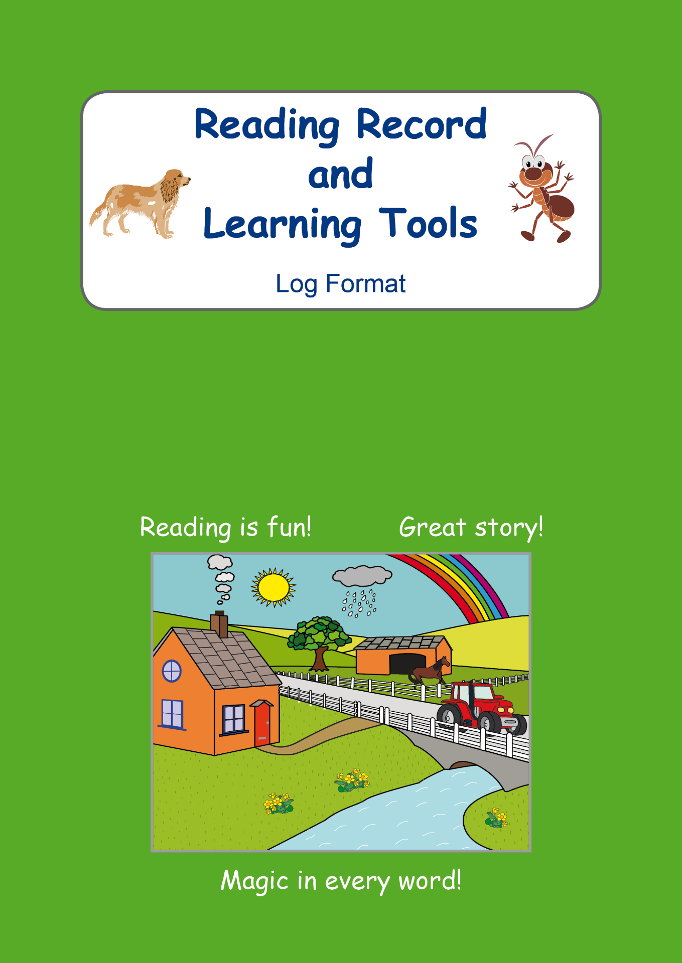 Reading Record - BE101 EYFS Reading Record and Learning Tools (Green ...