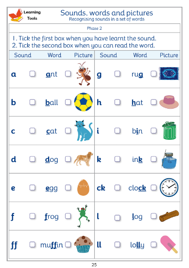 Reading Record - BE101 EYFS Reading Record and Learning Tools (Green ...