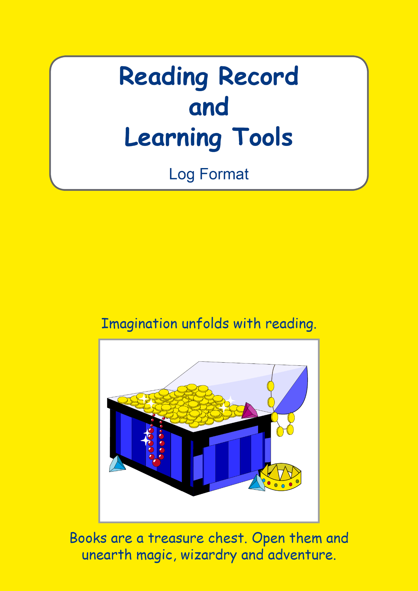 Reading Record - BE105 Year 4 Reading Record and Learning Tools (Yellow ...