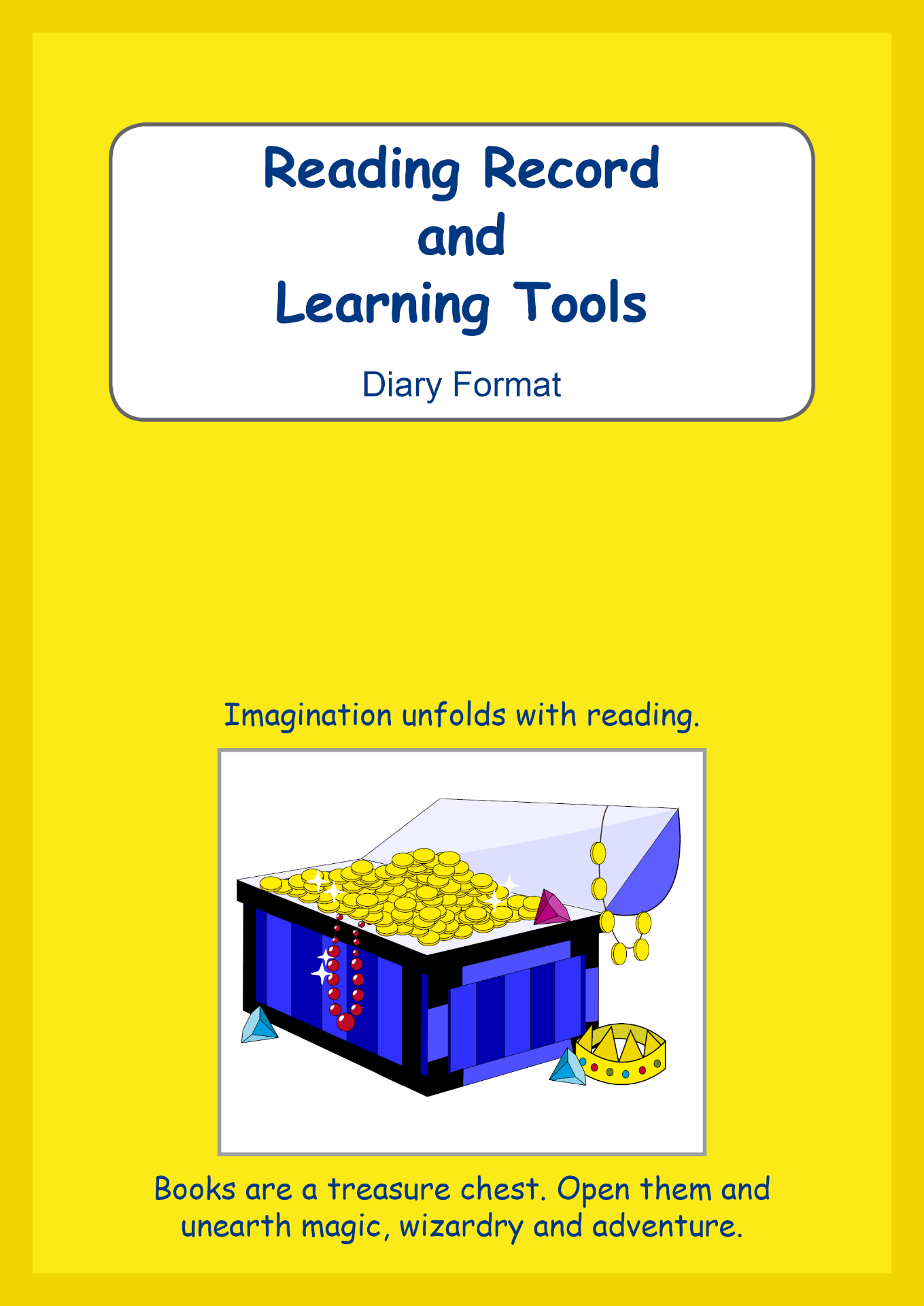 Reading Record - BE305 Year 4 Reading Record and Learning Tools (Yellow ...