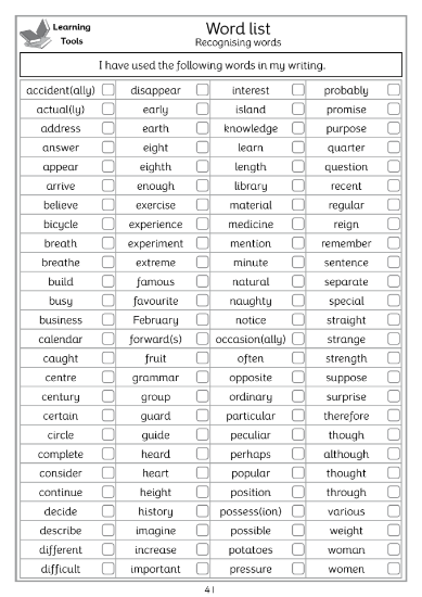 Reading Record - BE305 Year 4 Reading Record and Learning Tools (Yellow ...