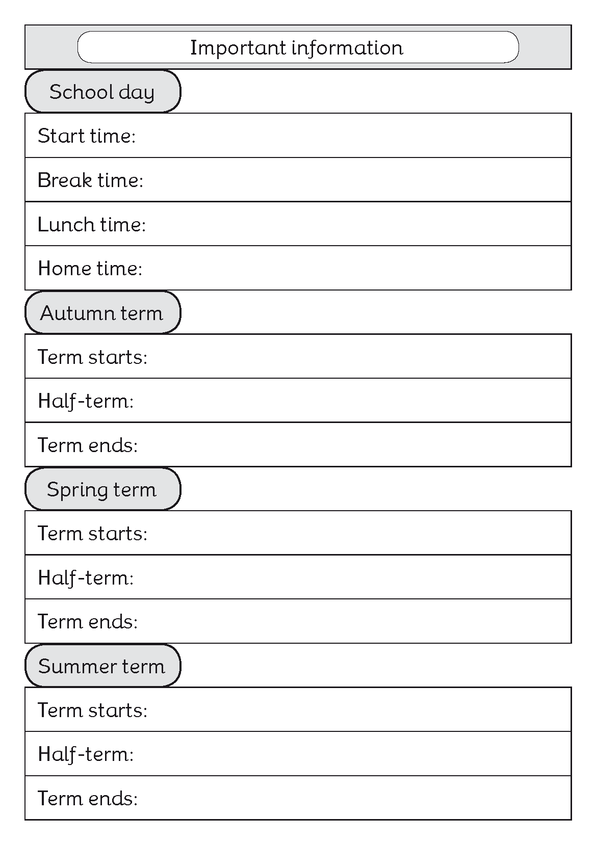 Reading Record - BDA5-R100 EYFS Reading Diary and Phonics Phases ...