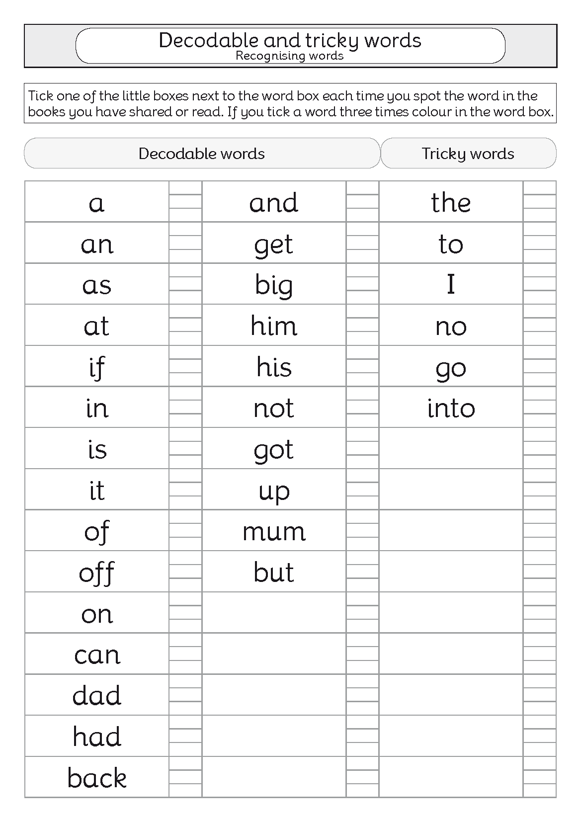 Reading Record - BDA5-R100 EYFS Reading Diary and Phonics Phases ...