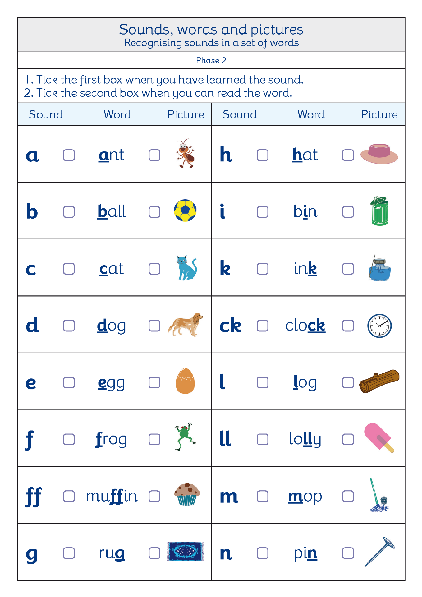 Reading Record - BDA5-R100 EYFS Reading Diary and Phonics Phases ...