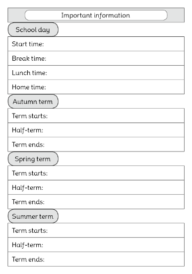 Reading Record - BDA5-R105 Y5 Reading Diary with Word list (Fish ...