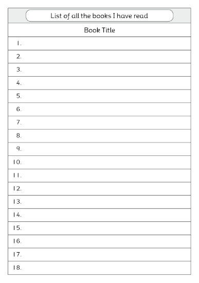 Reading Record - BDA5-R105 Y5 Reading Diary with Word list (Fish ...