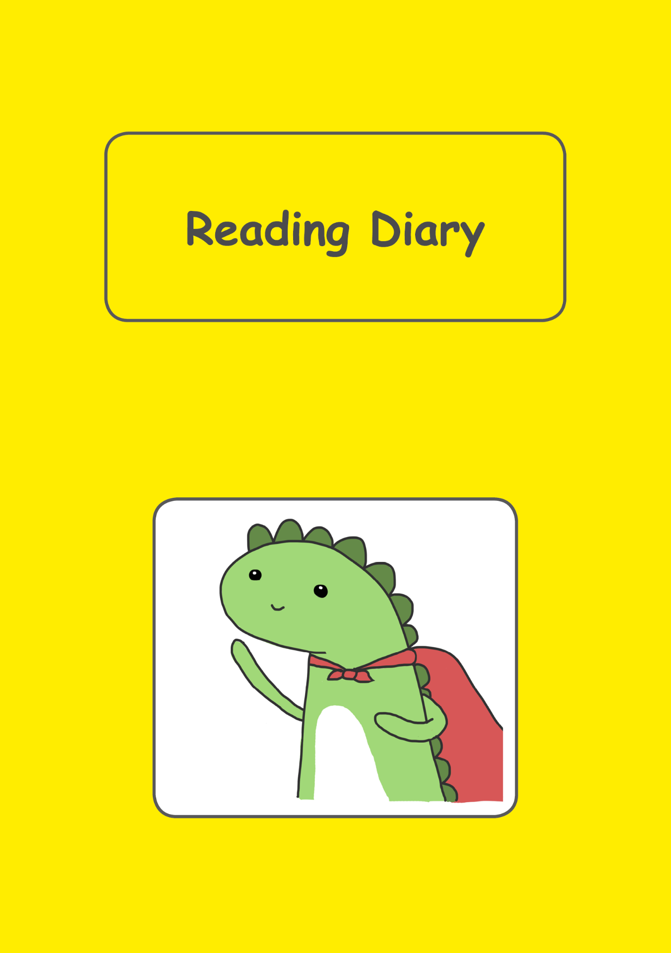 Reading Record - BDA5-RD3 Reading Diary (Yellow)