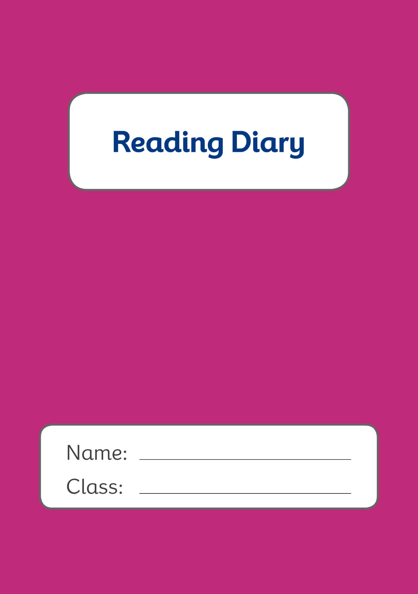 Reading Record - BDA5-RD4 Reading Diary (Matte Purple)