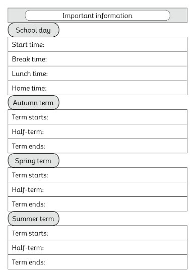 Reading Record - BDA5-RHD Reading and Homework Diary (Red)
