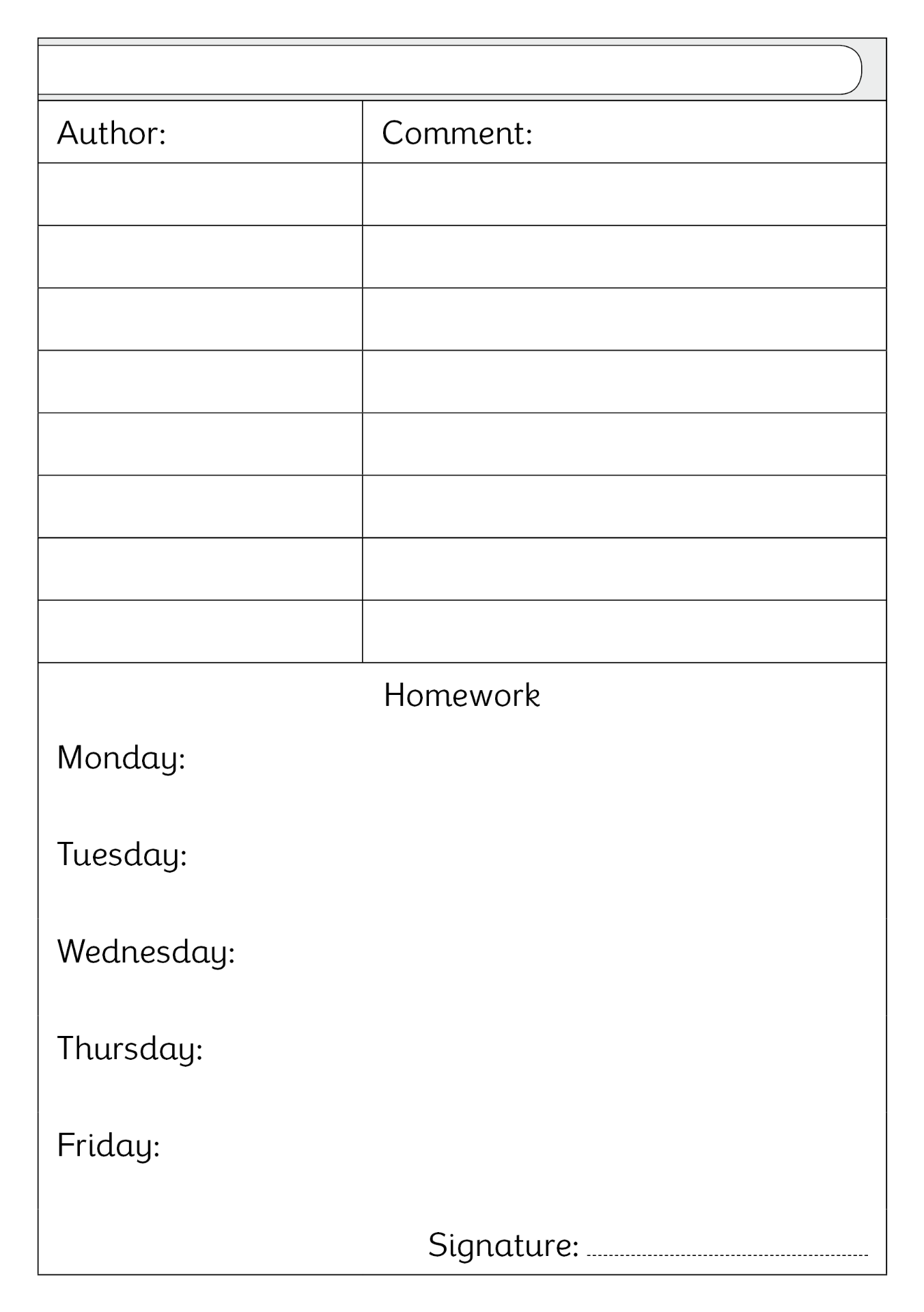 Reading Record - BDA5-RSHD Reading, Spelling & Homework Diary (Green)