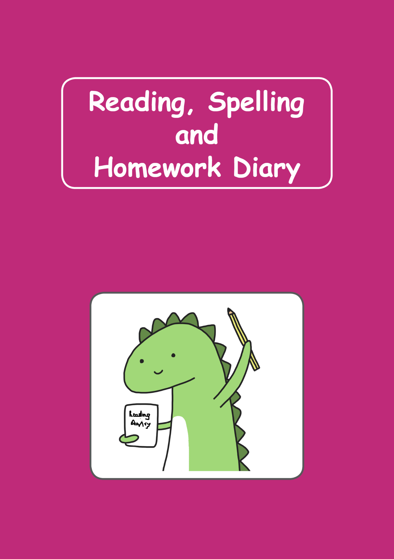 Reading Record - BDA5-RSHD2 Reading, Spelling & Homework Diary (Purple)