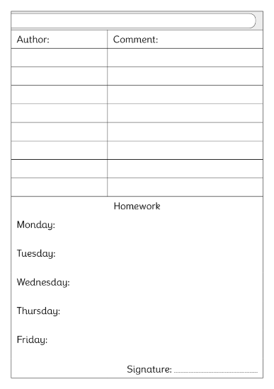 Reading Record - BDA5-RSHD4 Reading, Spelling & Homework Diary (Matte ...