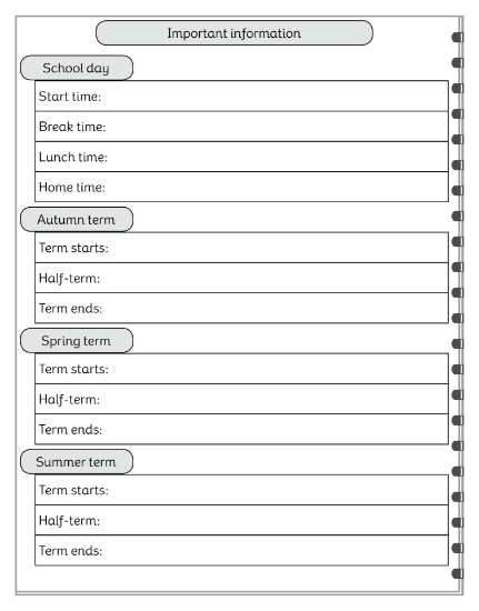 Reading Record - BD304 Reading and Homework Diary (Red)