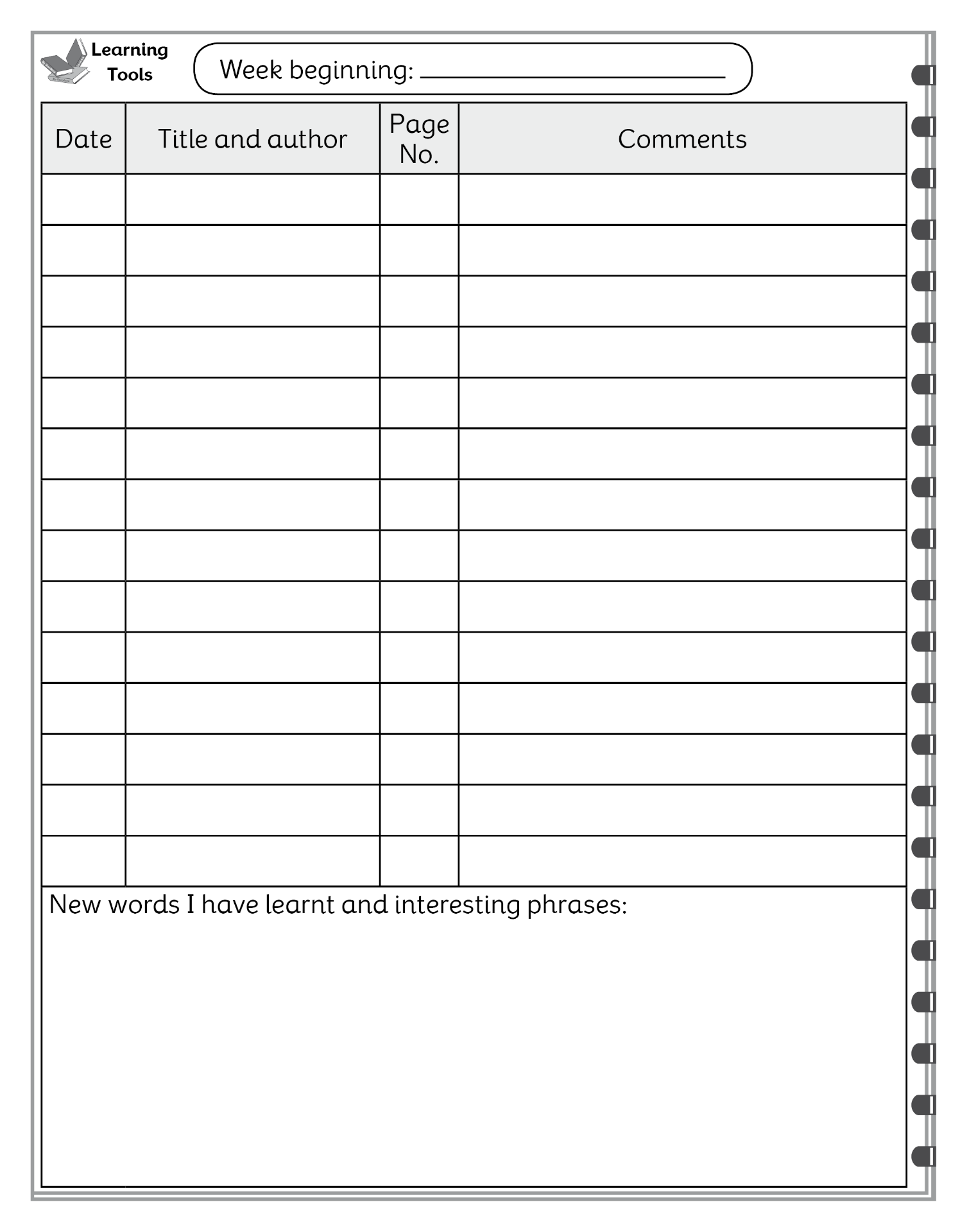 Reading Record - BD304 Reading and Homework Diary (Red)